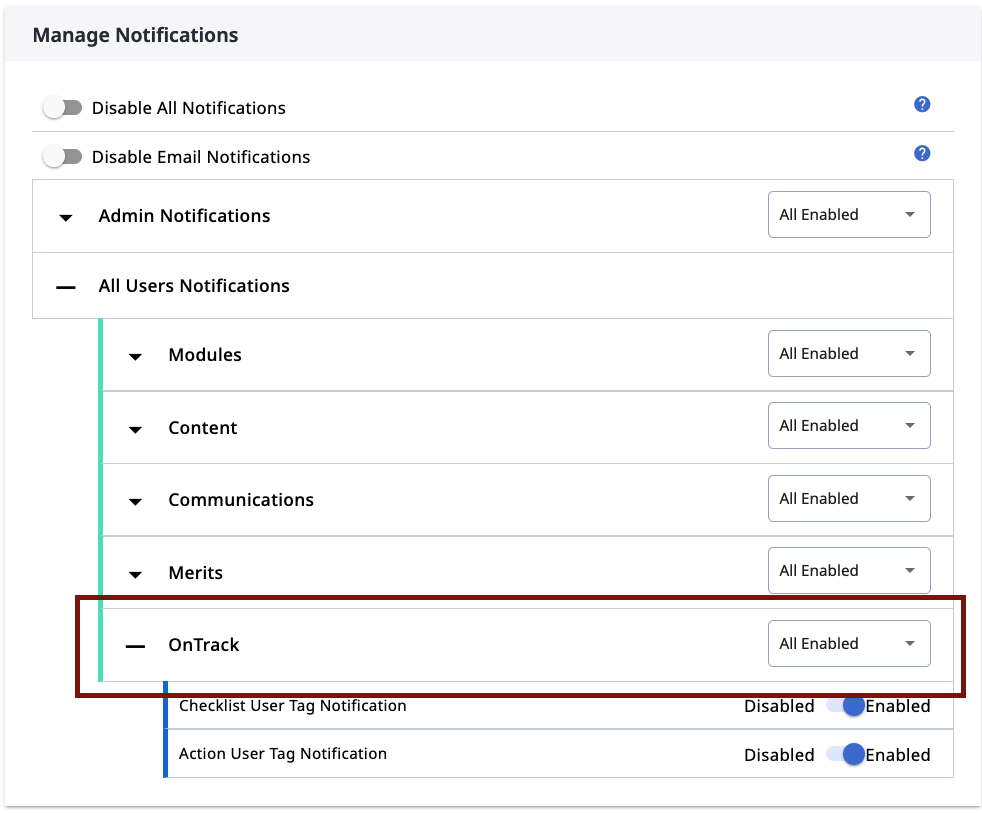 Notifications Overview – Wisetail Technical Support