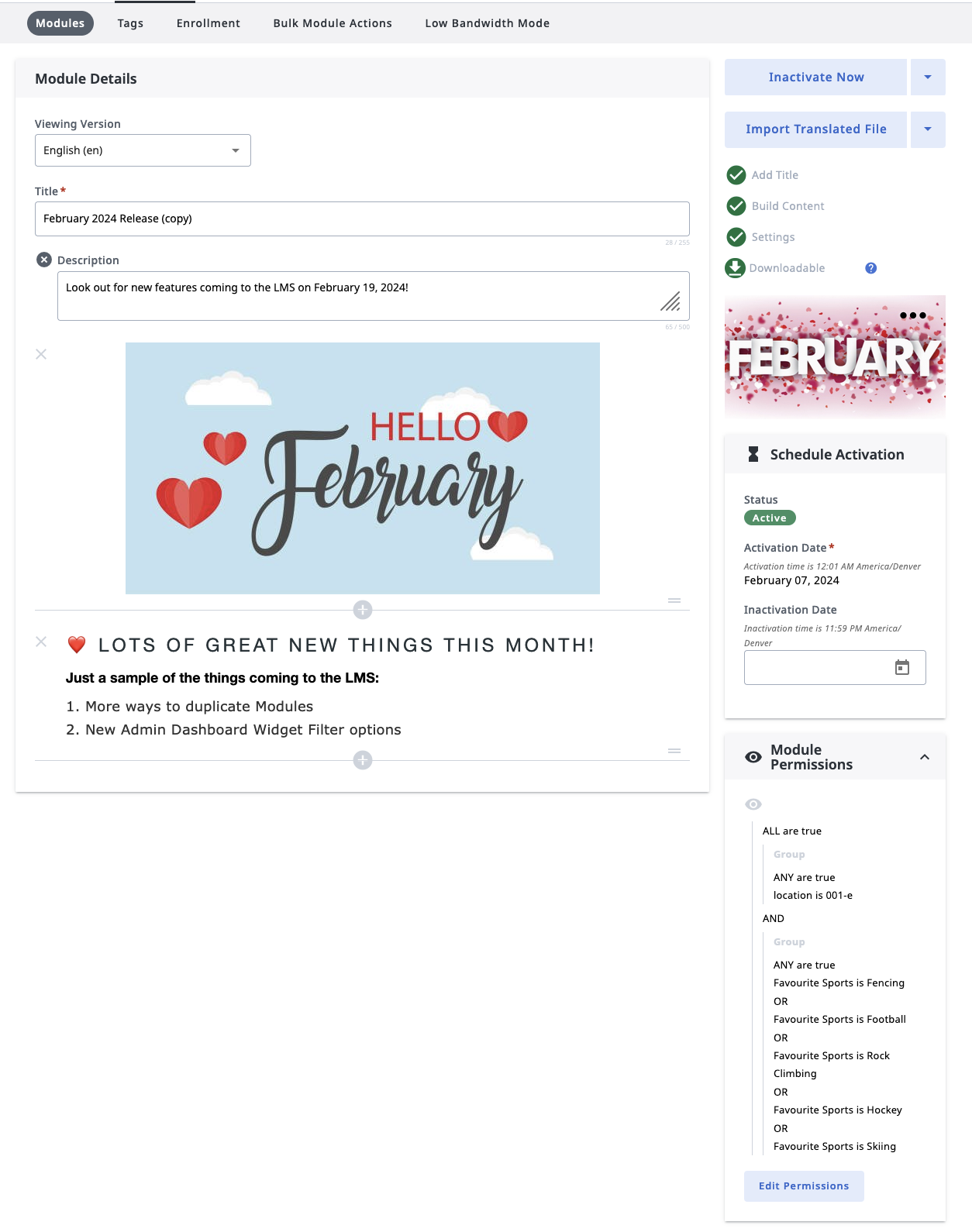 Duplicate Modules Under Different Role – Wisetail Technical Support